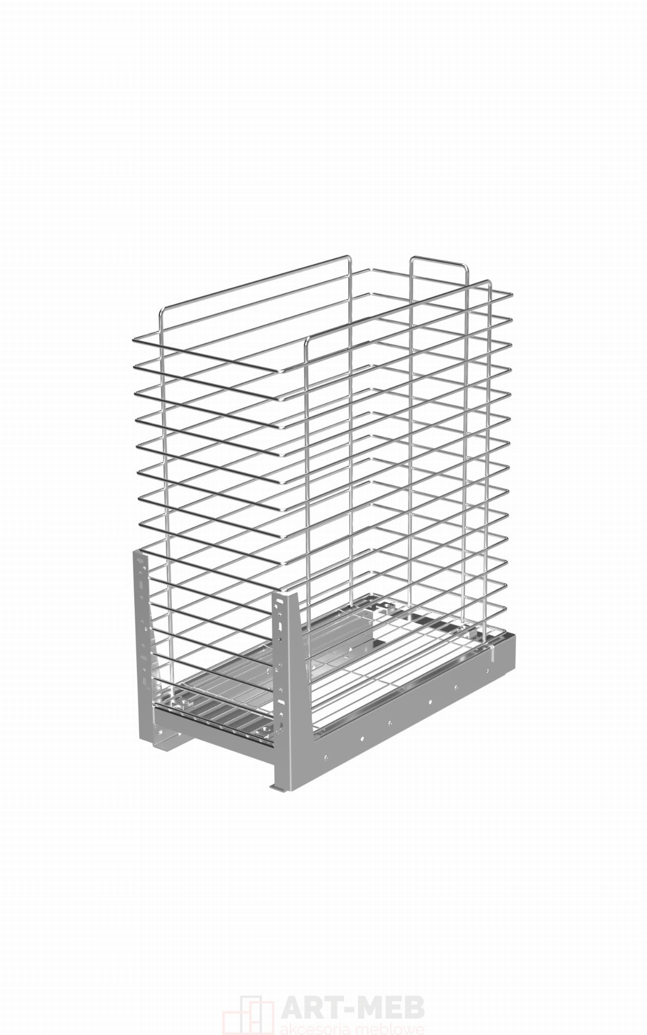 Kosz cargo mini jednopoziomowy linia standard 600 G2 CHROM POŁYSK W ...
